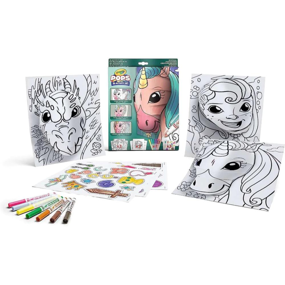 Crayola Set attività Pops Creature Mistiche 042803 - niclick Crayola Set attività Pops Creature Mistiche 042803 - niclick